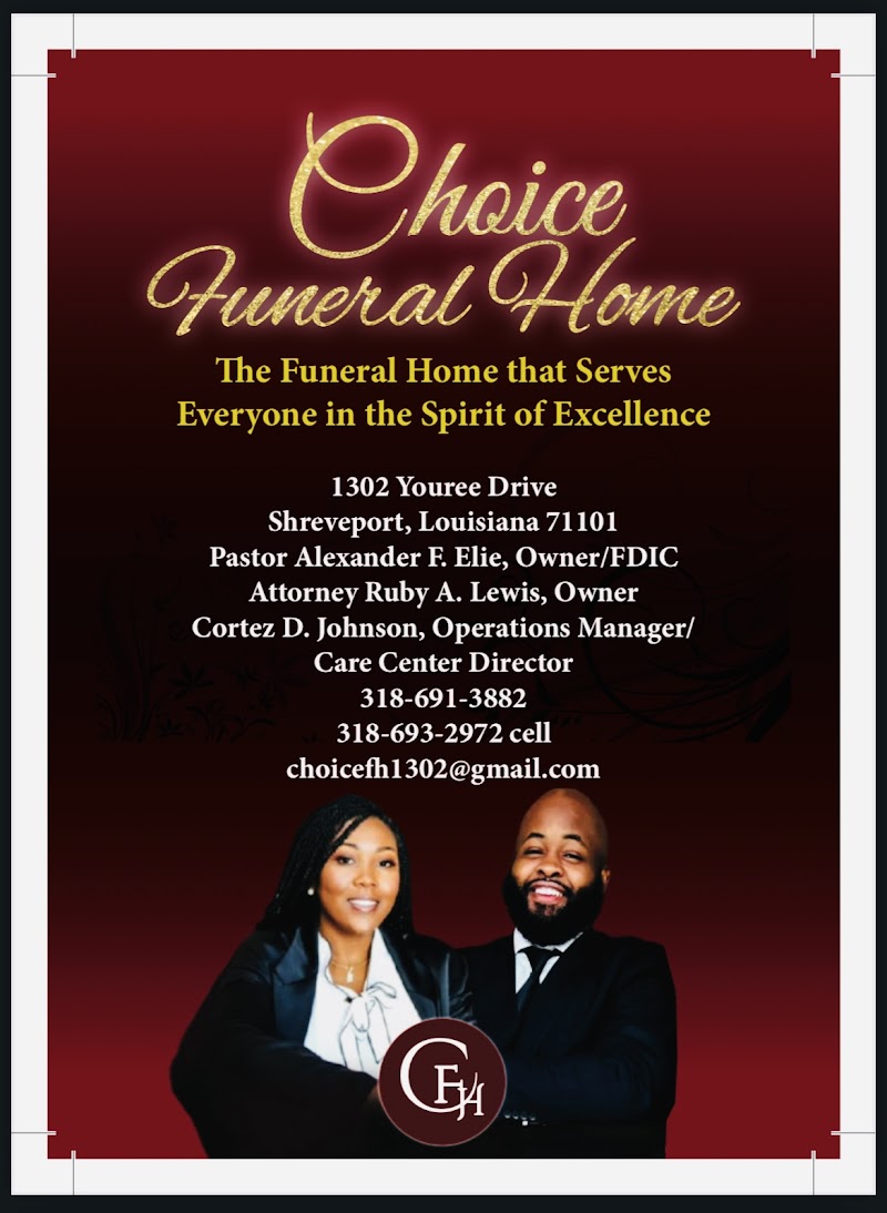 Choice Funeral Home - Compassionate Funeral Services in Shreveport, LA